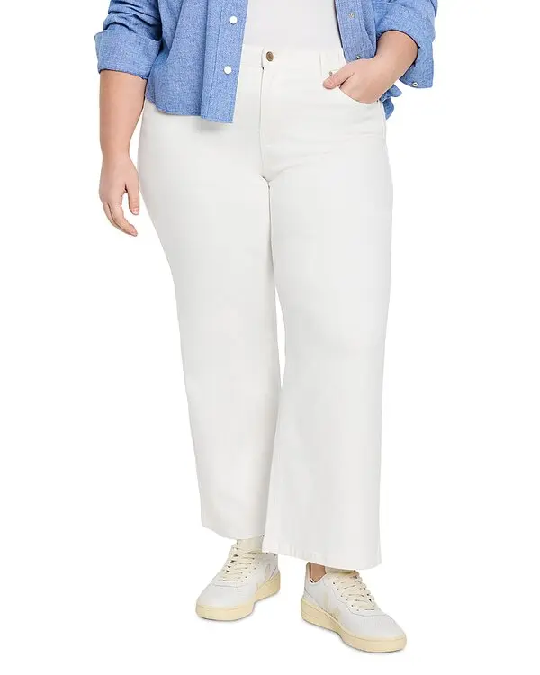 NIC+ZOE Weekend High Rise Ankle Wide Leg Jeans