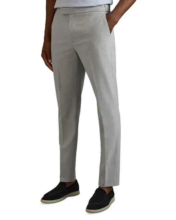 REISS Slim Fit Trousers - Grey