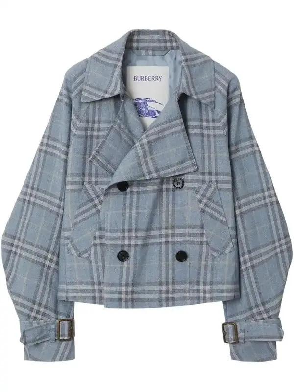 Burberry Check Trench Jacket
