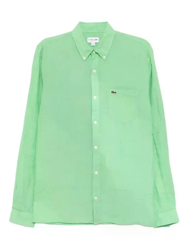 Lacoste Linen Shirt - Green