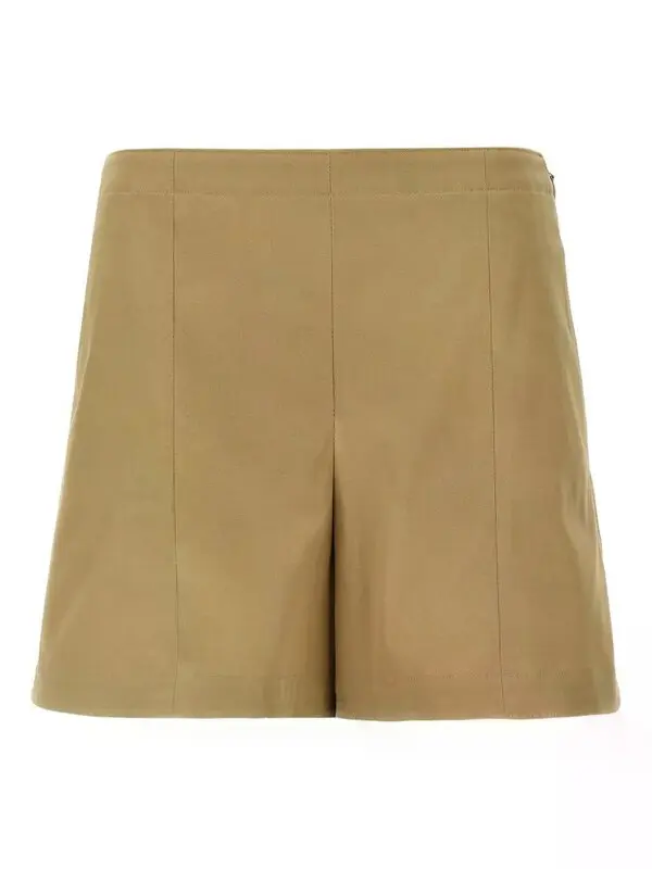 Theory Cotton Shorts - Neutrals
