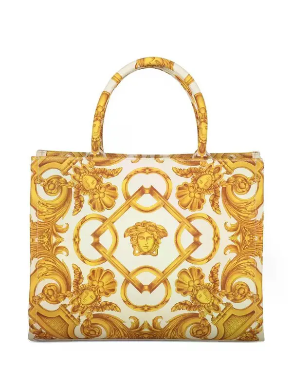 Versace Medusa Barocco Tote Bag - Neutrals
