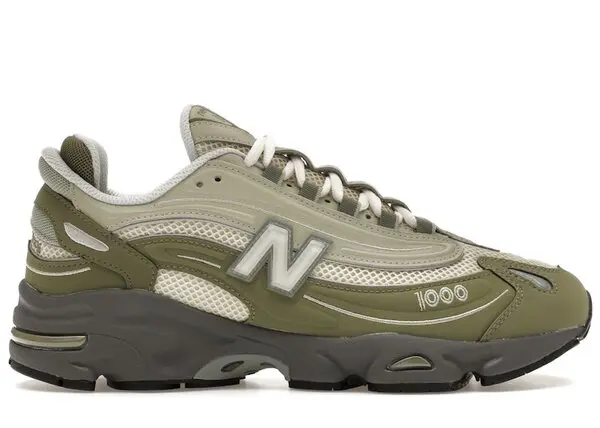 NEW BALANCE 1000 Sneakers - Dark Olivine/sea Salt