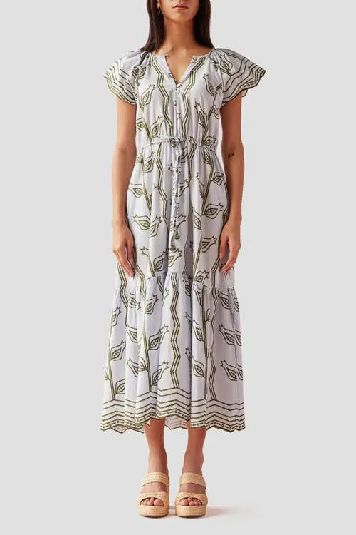Omika Cora Midi Dress - Vani Dew