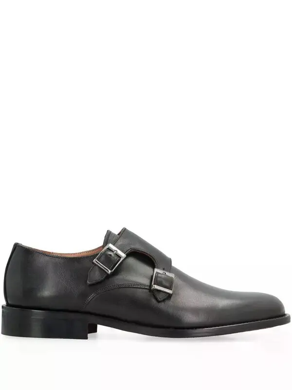 Bruno Magli Smooth Leather Monk Shoes