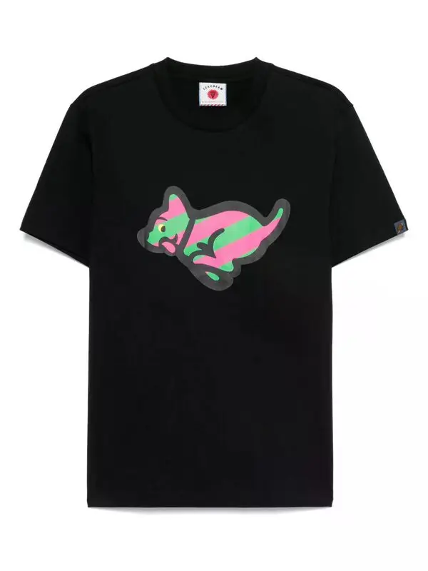 ICECREAM Running Puppy T-shirt - Black