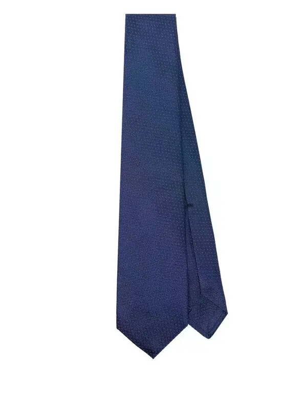 BARBA NAPOLI Silk Necktie - Blue