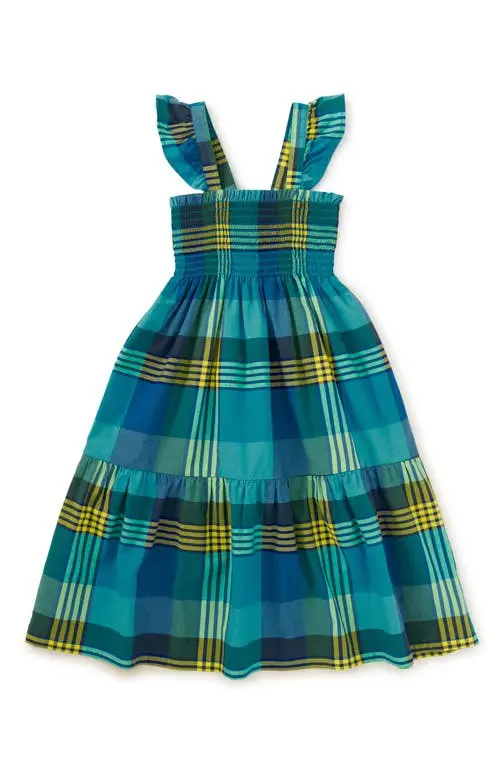 TEA COLLECTION Smocked Flutter Sleeve Dress