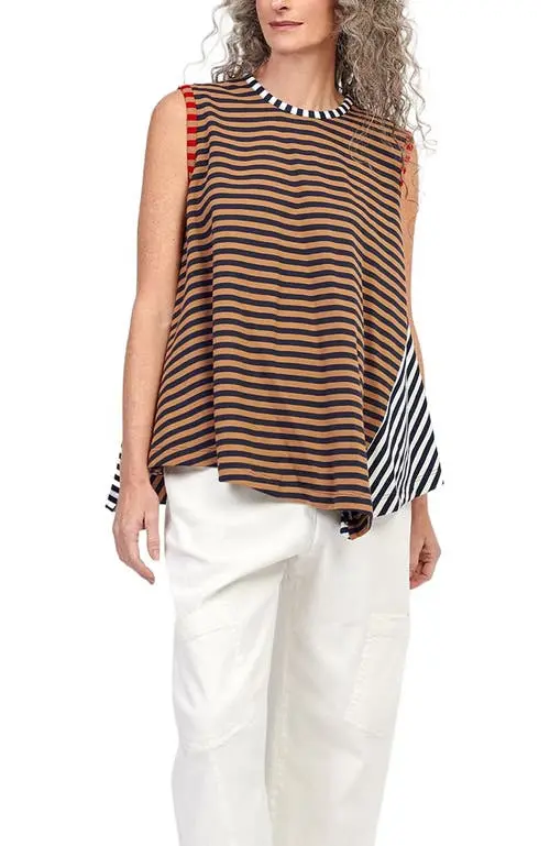 Alembika Sleeveless Top With Asymmetric Hem