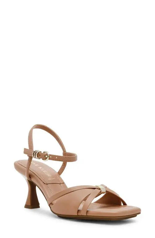 Anne Klein Jelena Ankle Strap Sandals - Tan