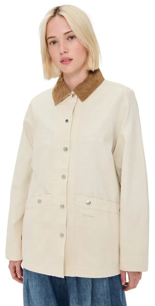 Barbour Sonnie Casual Barn Jacket - Salt