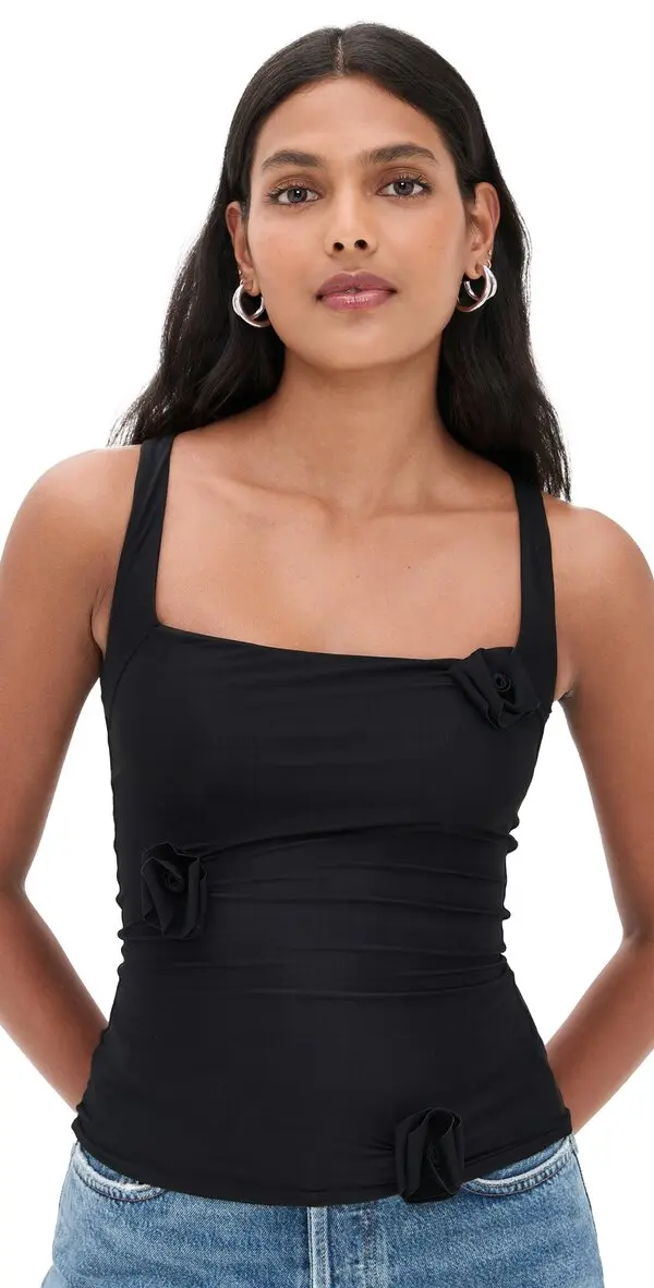 MAYGEL CORONEL Zinnia Tank - Basalto