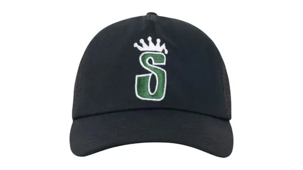 StÜssy Trucker S Crown Snapback - Shadow Black