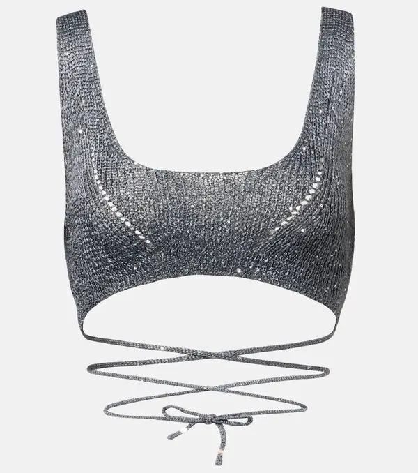 BANANHOT Alma Sequined Top