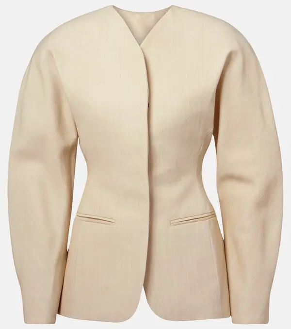 Jacquemus Ovalo Jacket - Beige