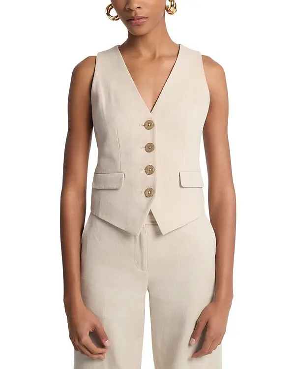 Michael Kors Twill Vest - Dune