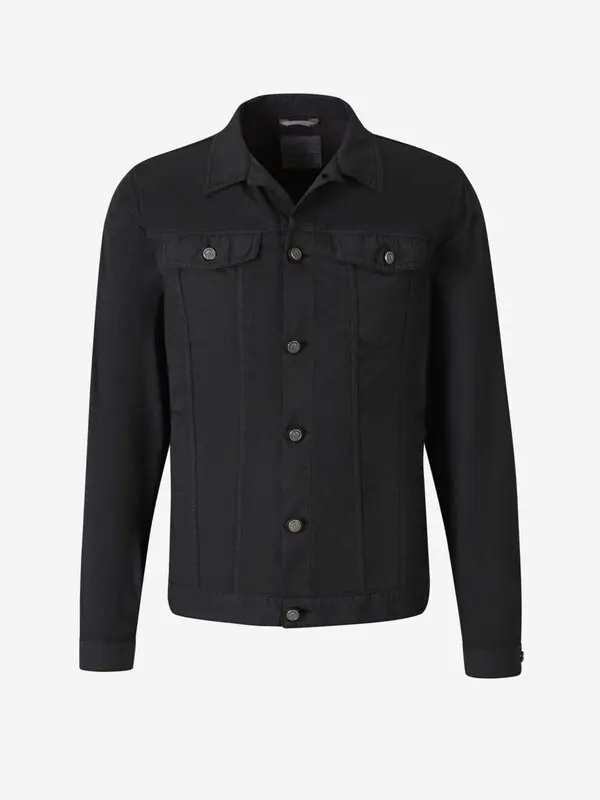 RICHARD J. BROWN Technical Cotton Classic Fit Jacket - Black