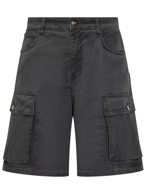 BARROW Cargo Short Pants - Black