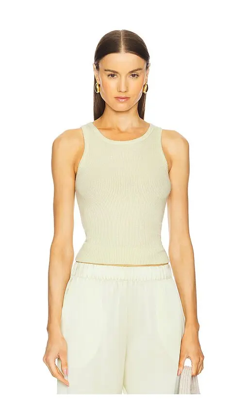 Sablyn Jameela Racerback Tank Top - Pale Citron