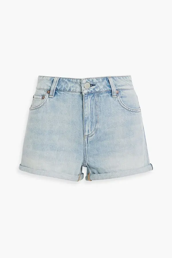 Alice + Olivia Maggie Denim Shorts - Light Denim
