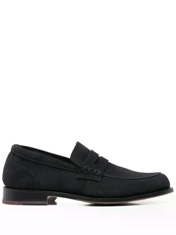 TRICKER'S Suede Loafers - Blue