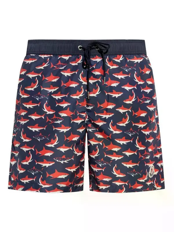 Moncler Printed Swim Shorts