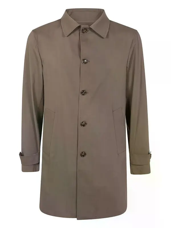 BARBA NAPOLI Wool Coat - Brown