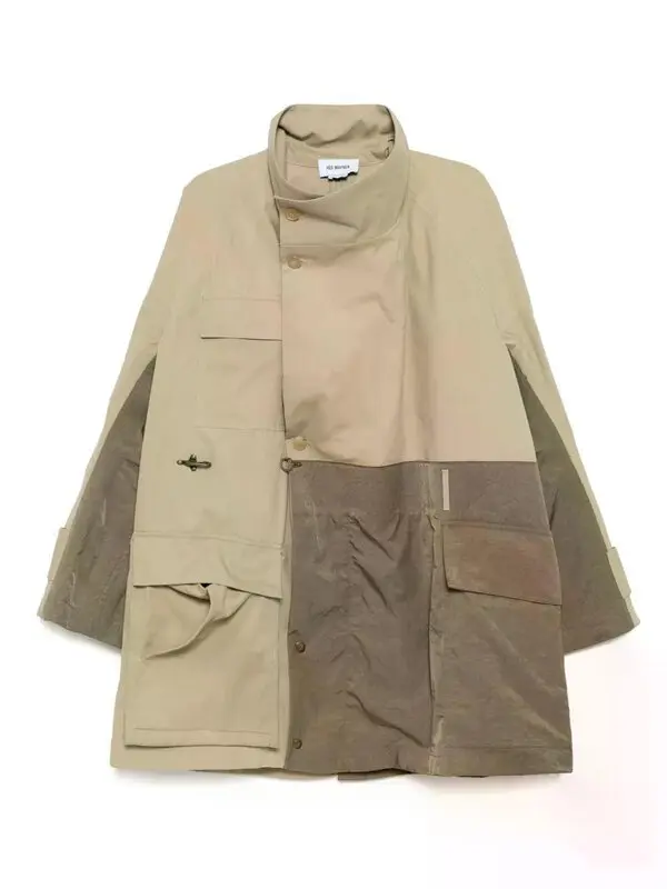 HED MAYNER Panelled Coat