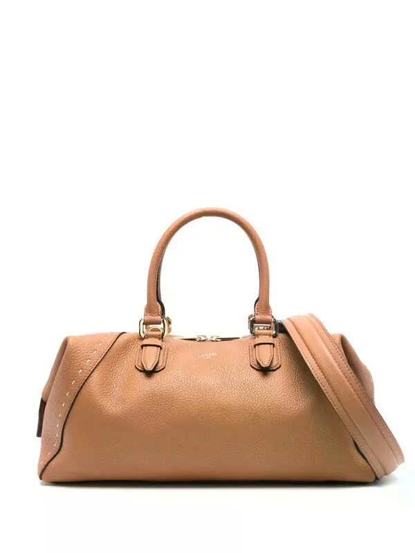 LANCEL Zip Boston Tote Bag - Brown