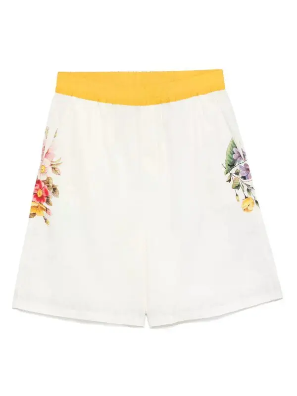 PIERRE-LOUIS MASCIA Floral-print Shorts