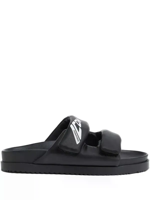 Dsquared2 Icon-print Slides - Black