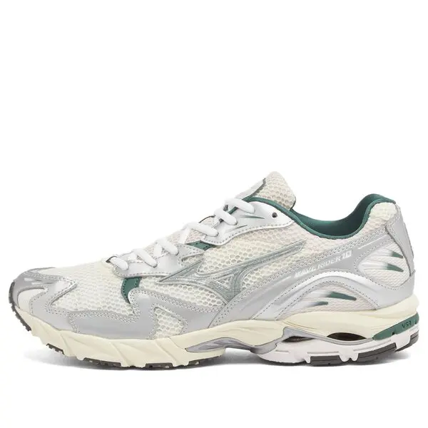 Mizuno Wave Rider 10 - Snow White/slate/bistro Green