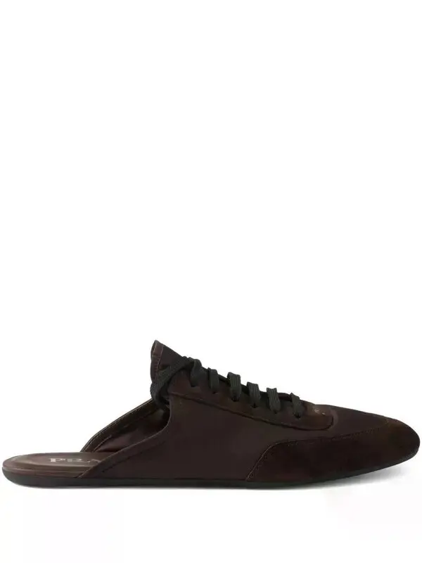 Prada Collapse Mules - Brown
