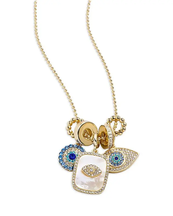 Baublebar Evil Eye Cluster Charm Necklace