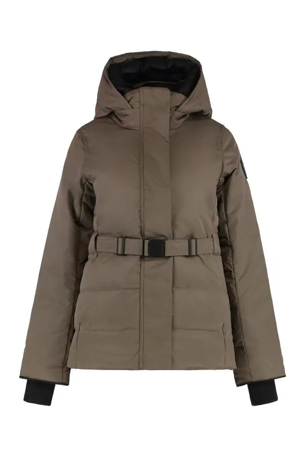 Canada Goose Mckenna Hooded Down Jacket - Mud