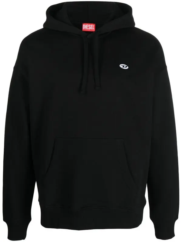 Diesel S-rob-hood-doval-pj Hoodie - Black