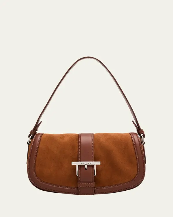 Alexander McQueen T-bar Saddle Crossbody Bag