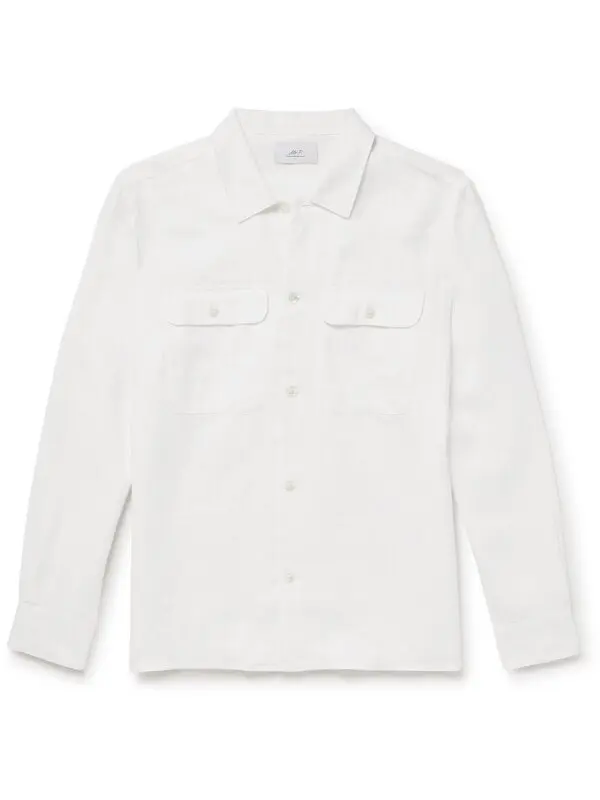 Mr P. Linen Shirt - White