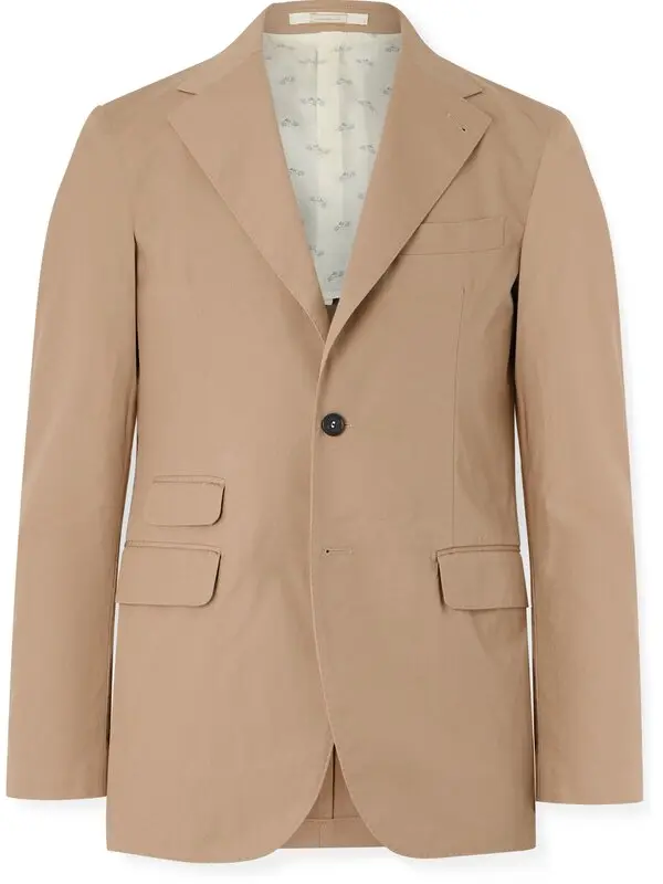 Massimo Alba Cotton Blazer - Neutrals