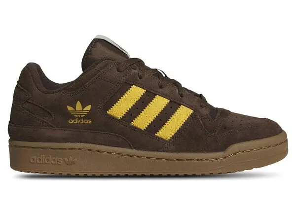 Adidas Forum Low Cl Sneakers - Brown/preloved Yellow/gum M2
