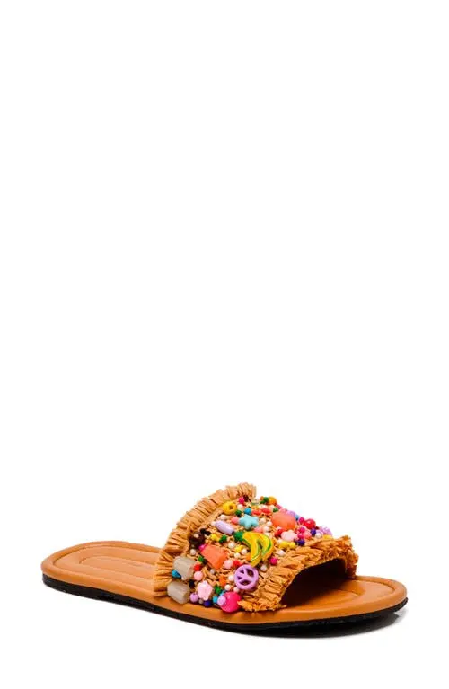 Free People Shipwrecked Beaded Slide Sandal