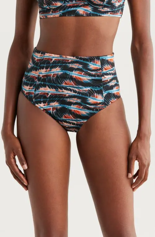 Ulla Johnson Zahara High-waist Bikini Bottom - Lazuli