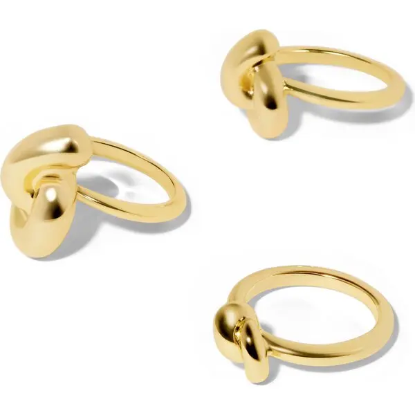 JENNIFER FISHER Knot Ring Set Of 3