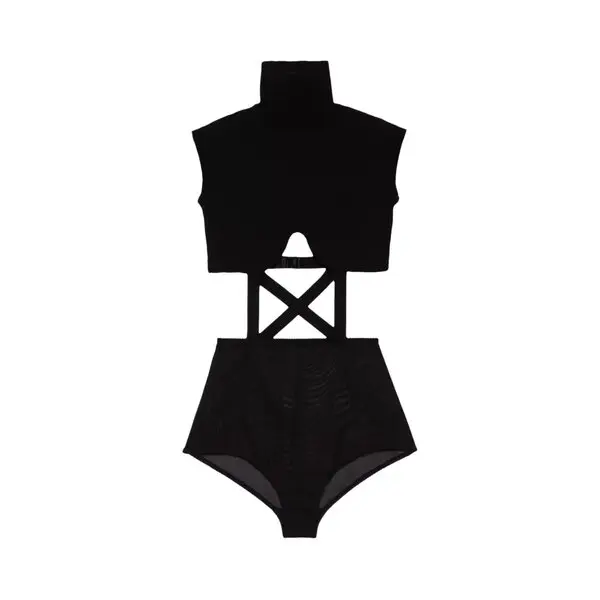 Gucci Knitted Bodysuit With Harness Detail