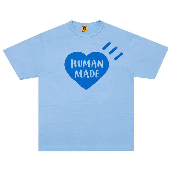 HUMAN MADE Tシャツ XL ライトブルー Human Made Garment Dyed Big Heart T-Shirt - Blue | Editorialist