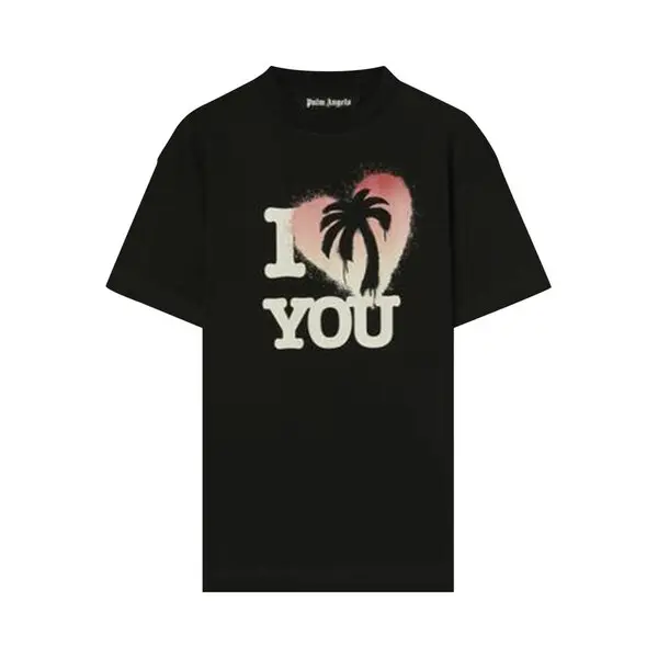 Palm Angels I Palm You Tee /beige/red
