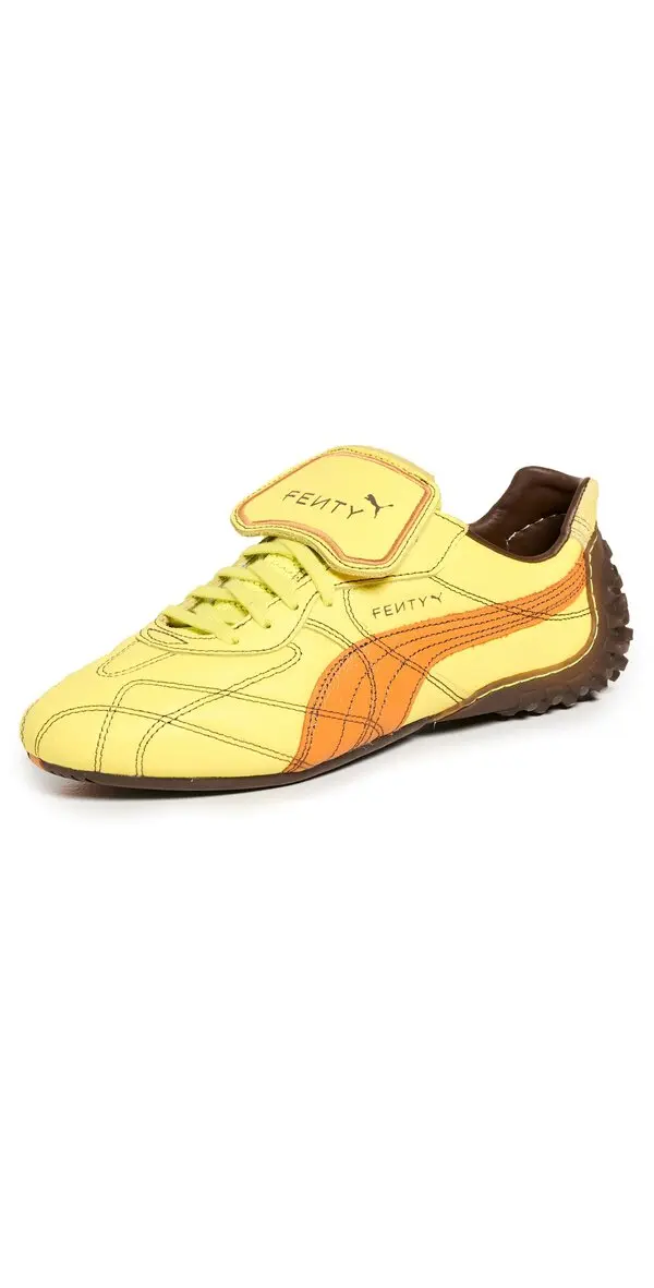 PUMA X Fenty Avanti Stitched Sneakers - Lime Sheen/pumpkin Pie