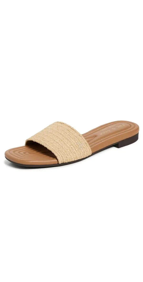 Rag & Bone Ellie Raffia Slides