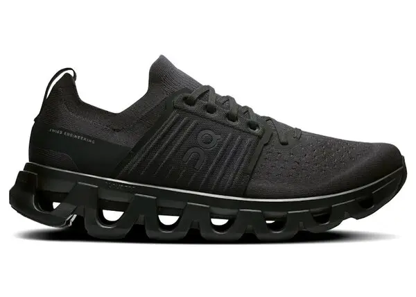 On Cloudswift 4in Athletic Sneakers - Black/eclipse