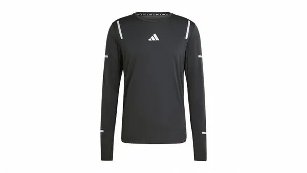 Adidas Ultimate Reflective Long Sleeve Top - Black